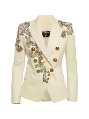 Balmain Embellished Double-breasted Blazer