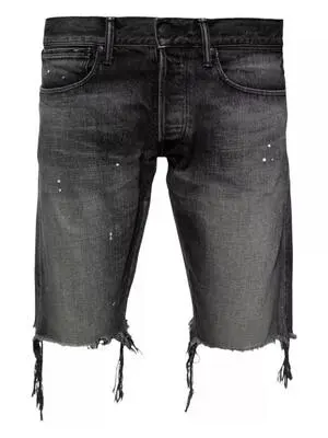 John Elliott Frayed Hem Pocket Shorts - Grey