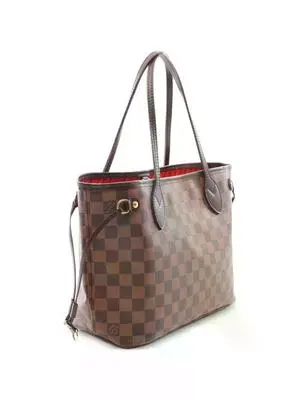LOUIS VUITTON 2014 Neverfull Pm Damier Ebene Tote Bag - Brown