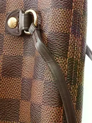 LOUIS VUITTON 2014 Neverfull Pm Damier Ebene Tote Bag - Brown