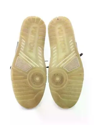 LOUIS VUITTON 2019 Trainer Line Monogram Canvas And Suede Sneakers