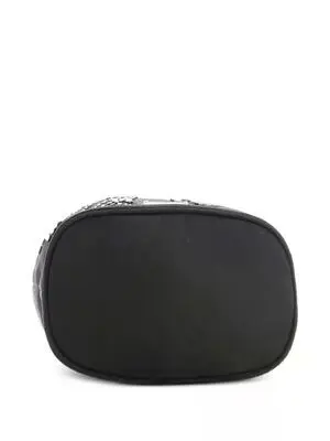 Prada Re-edition 1978 Crystal Embellished Tessuto Mini Bucket Bag - Black