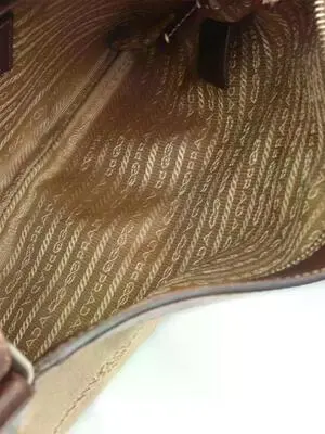Prada Jacquard Logo Shoulder Bag