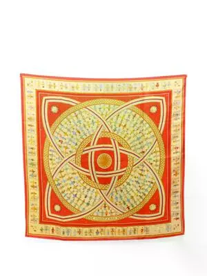 Hermès 2010s Donner La Main Scarf - Red
