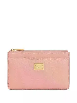 Dolce & Gabbana Calfskin Card Holder - Pink