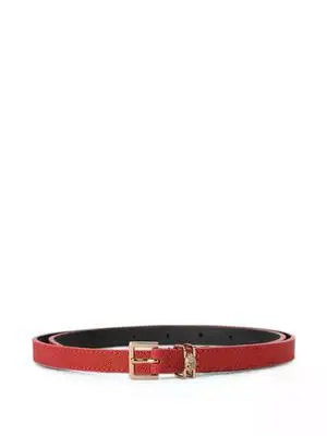 Kurt Geiger Eagle-head Pebble-effect Belt - Red