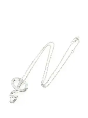 Hermès 2010s Chaine D'ancre 24 Necklace - Silver