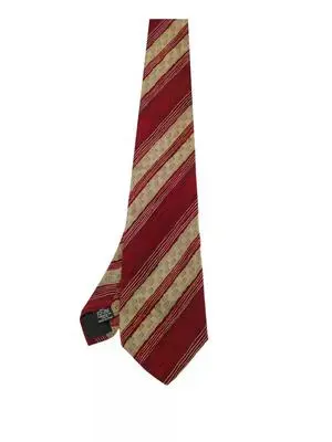 BOSS Printed Silk Tie - Red