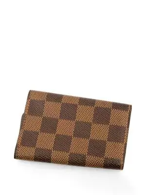 LOUIS VUITTON 2000s Damier Ebène Six-hook Key-case