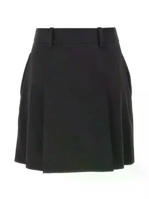 KAOS Dart-detail Mini Plated Skirt