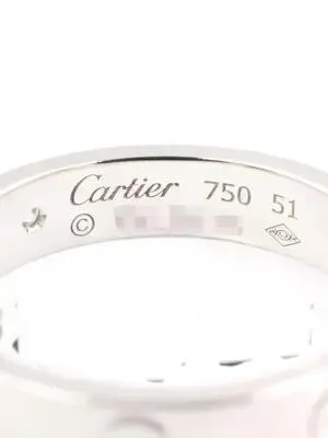 Cartier 2010s Mini Love Diamond Ring