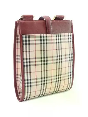 Burberry Nova Check Canvas Crossbody Bag