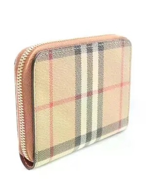 Burberry 2020s Check Zip-around Wallet