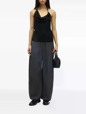 SAMSOE SAMSOE Saroko Wide-leg Trousers - Grey