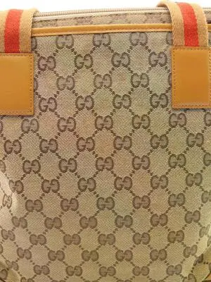 Gucci 2000s Gg Canvas Tote Bag