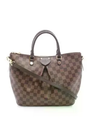 LOUIS VUITTON 2019 Mm Siena Damier Ebene Tote Bag - Brown