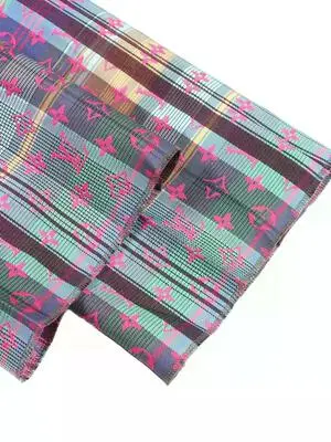 LOUIS VUITTON Monogram Madras Check Trousers