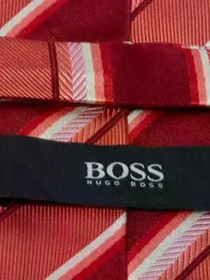 BOSS Striped Silk Tie
