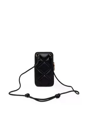 Moschino Quilted Logo-plaque Phone Bag