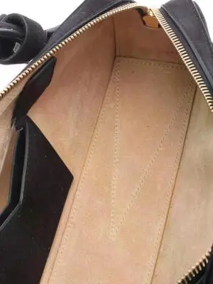 Alaïa 2020s Le Teckel Suede East-west Bag - Black