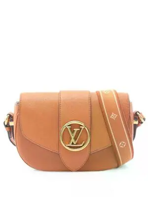 LOUIS VUITTON 2010s Mm Pont Neuf Soft Cross Body Bag - Brown