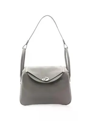 Hermès 2022 26 Lindy Evercolor Shoulder Bag - Grey