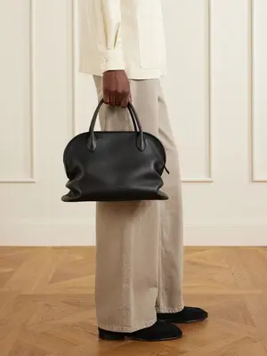 THE ROW Agnes 12 Leather Shoulder Bag