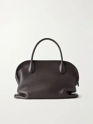 THE ROW Agnes 12 Leather Shoulder Bag - Brown