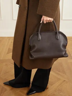 THE ROW Agnes 12 Leather Shoulder Bag