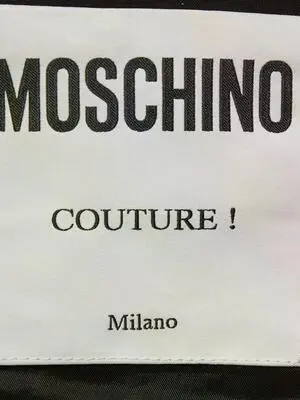 Moschino Embroidered-logo Pleated Mini Skirt