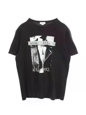 Alexander McQueen 2000s Graphic-print T-shirt - Black