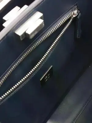 Fendi Peekaboo Essential Turn-lock Handbag - Grey