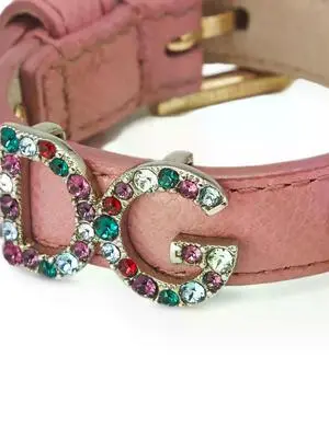 Dolce & Gabbana Dg Logo Crystal-embellished Bracelet