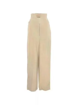 Jacquemus Le Papier High-rise Trousers - Neutrals