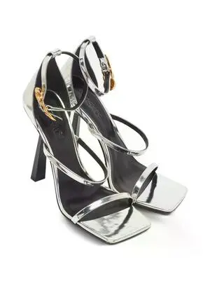 Versace Safety Pin Ankle-strap Sandals
