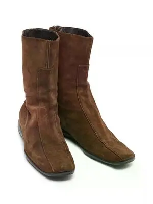 Prada Square-toe Ankle Boots
