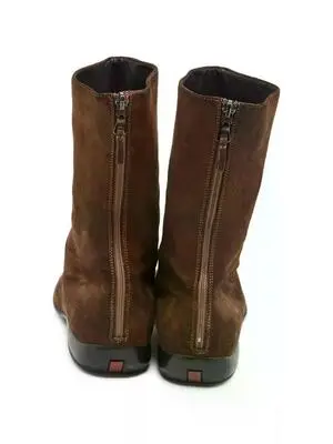 Prada Square-toe Ankle Boots
