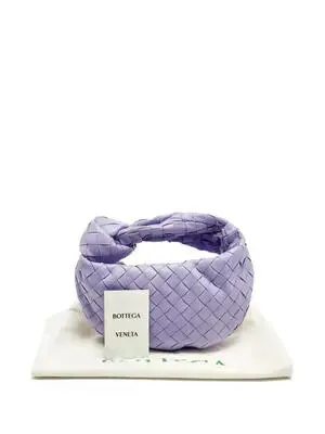 Bottega Veneta Mini Jodie Intrecciato Tote Bag - Purple