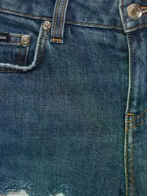 Dolce & Gabbana Distressed Slim-fit Jeans