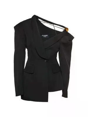 Jacquemus La Veste Baska Asymmetric Blazer