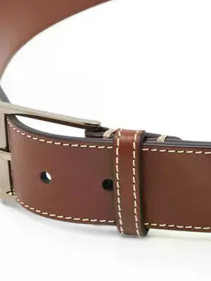 Burberry Buckle Leather Belt