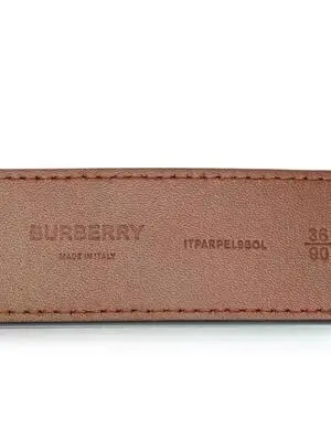 Burberry Buckle Leather Belt