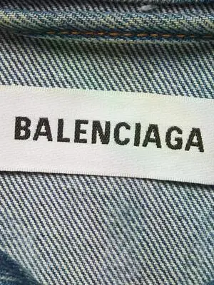 Balenciaga Logo-print Denim Jacket