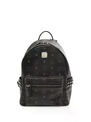 Mcm 2010s Stark Visetos Backpack - Black