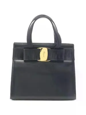 FERRAGAMO Vara Ribbon Handbag - Blue