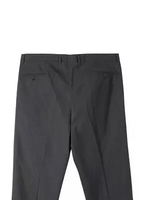 ARMANI Pleated Pinstripe Trousers