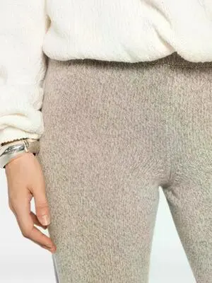 ELY ELY Marl-knit Flared Trousers