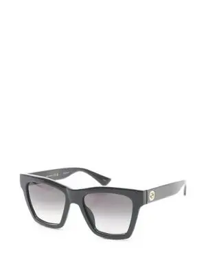 Gucci Logo-detail Square-frame Sunglasses