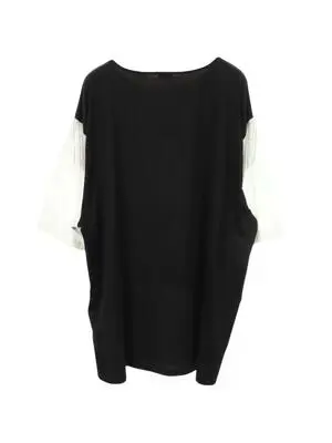 Celine Logo Print Fringe T-shirt