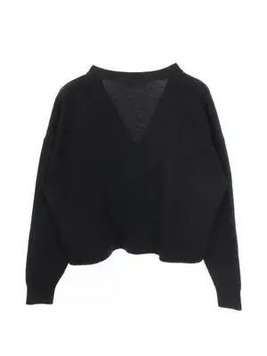 Celine 2010s Triomphe Button Cardigan